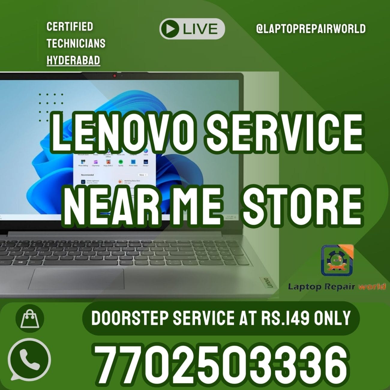 Lenovo IdeaPad 14 OS Recovery Hyderabad | Doorstep Service